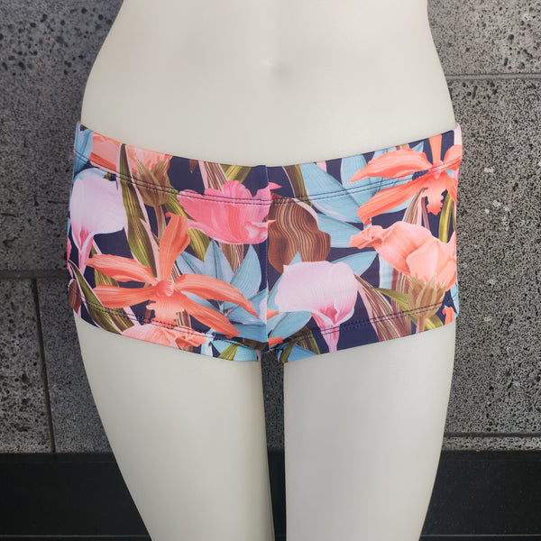 Boyshort Bikini Bottoms - Full Coverage Swim | Loco Boutique